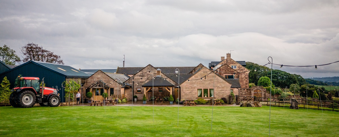 Just how do you get from a dairy farm to an award-winning wedding venue ...